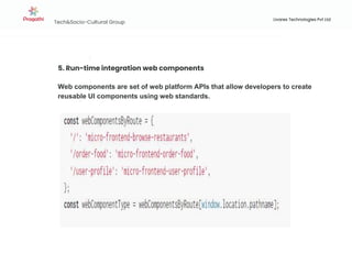 Micro-Frontend Architecture | PPTX