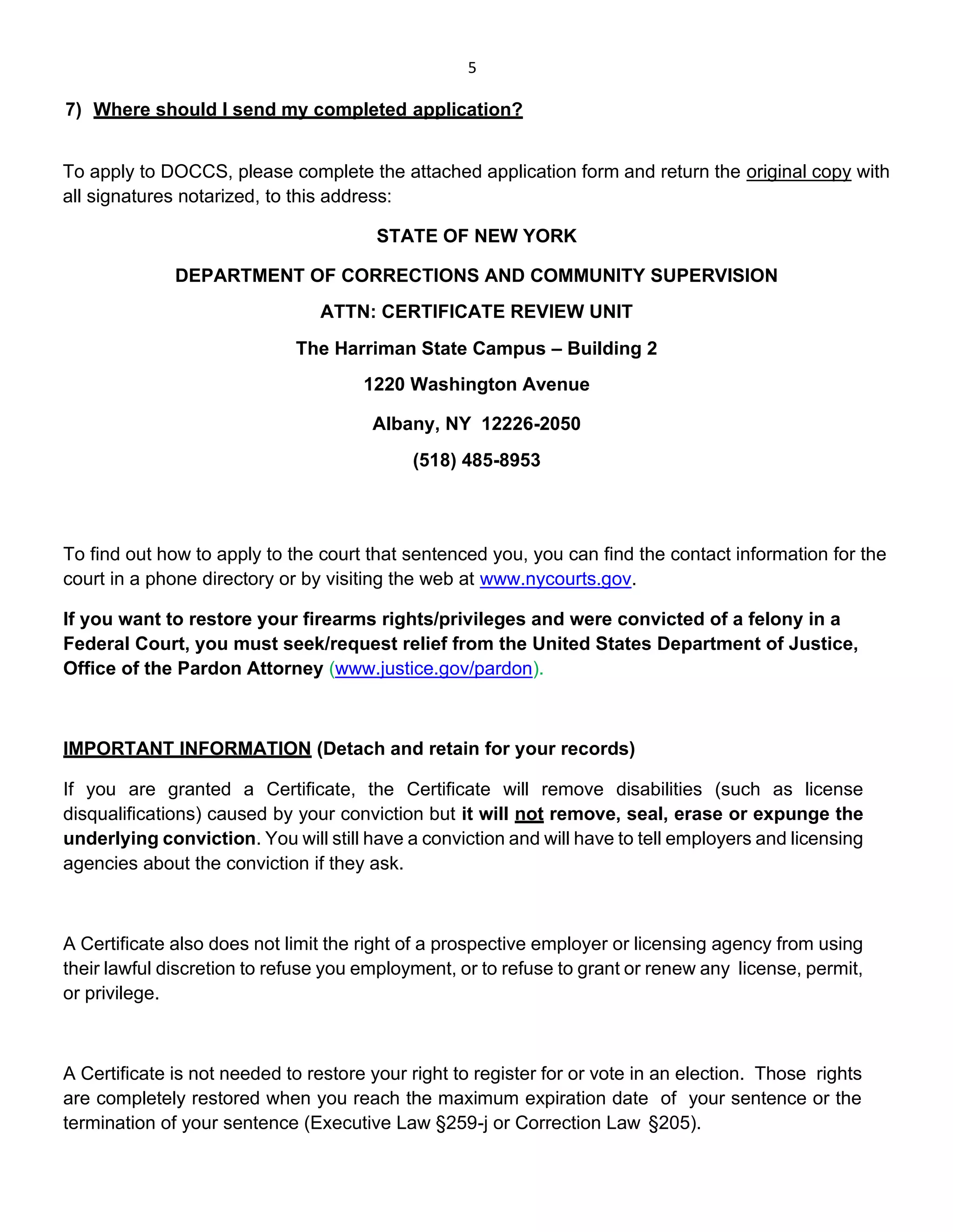 Certificate of Relief from Disabilities | PDF