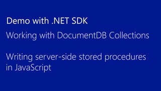 Azure DocumentDB | PPT