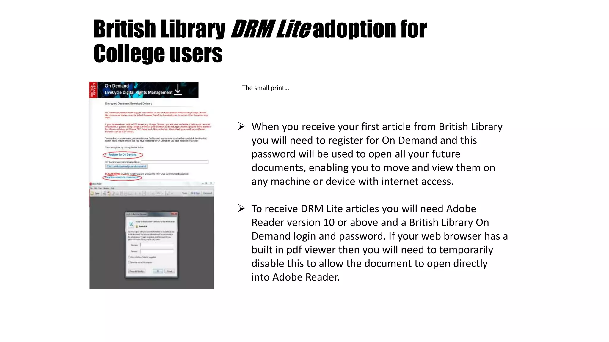 Document Delivery Service Enhancements at Imperial College London ...