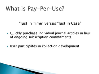 Pay-per-use | PPTX