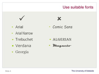 Preparing good looking documents | PPTX
