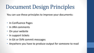 Document Design: Basic Principles | PPTX