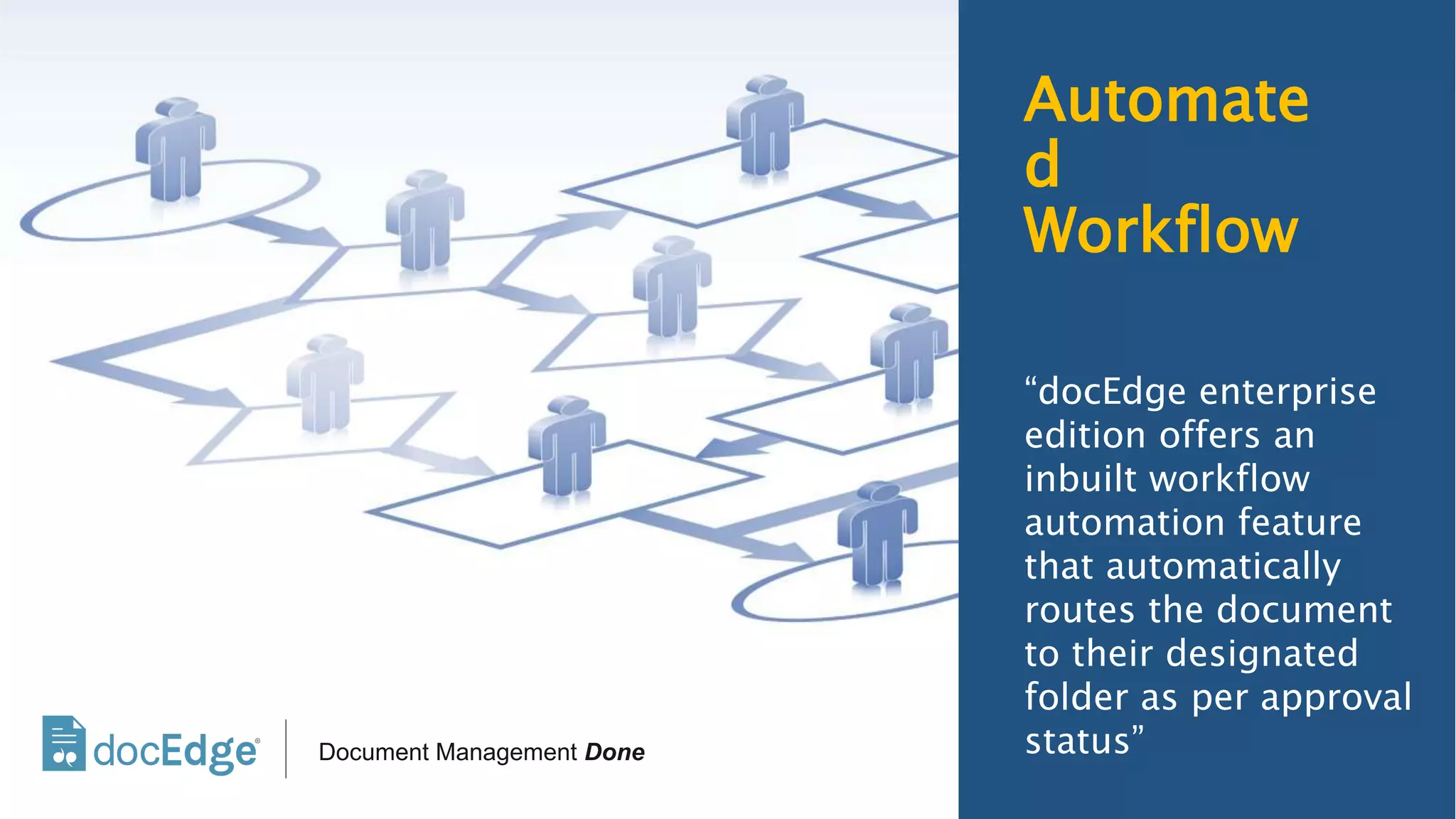 docEdge - Enterprise Document Management Platform | PPTX