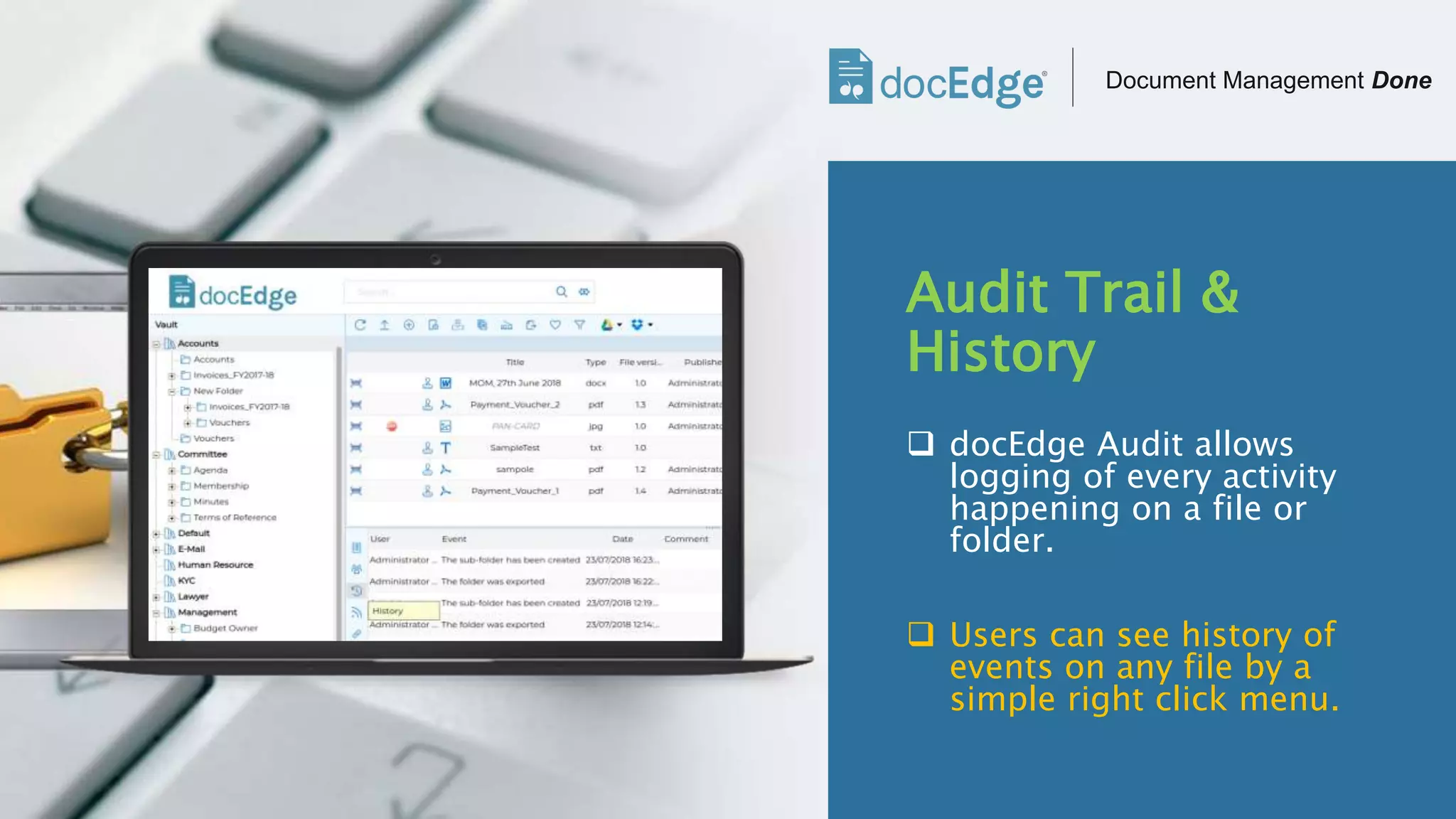 docEdge - Enterprise Document Management Platform | PPTX