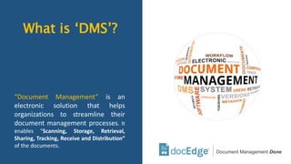 docEdge - Enterprise Document Management Platform | PPTX