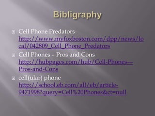 Do cell phones distract students from their education | PPT