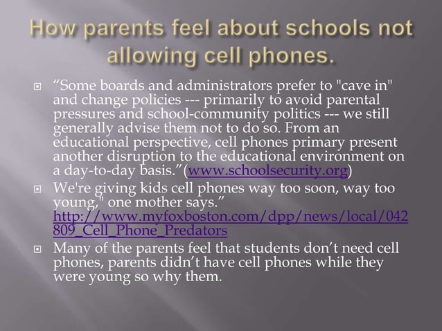 Do cell phones distract students from their education | PPTX