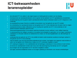 Docentprofessionalisering en ICT SURF | PPT