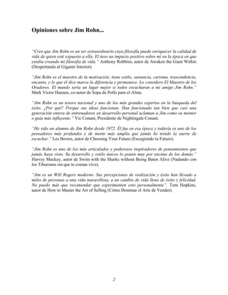 Doce pilares de jim rohn | PDF