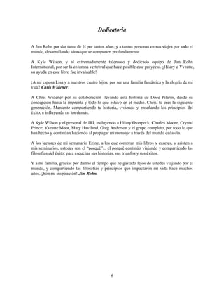 Doce pilares de jim rohn | PDF