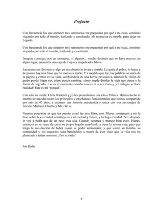 Doce pilares de jim rohn | PDF