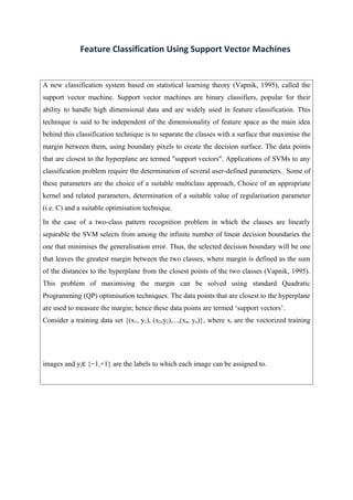 Introduction to Support Vector Machines | PDF