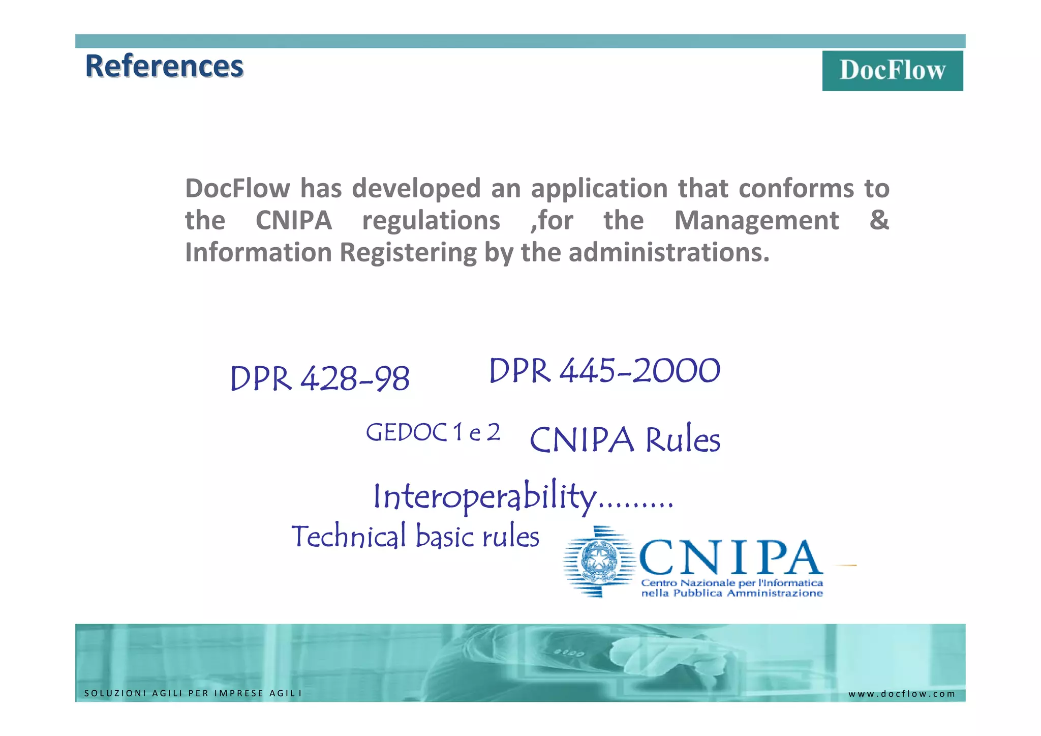 DOCFLOW EPROCS: correspondence tracking | PDF