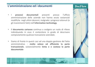 DOCFLOW SYNERGY APPR: gestione dei documenti e del processo di approvvigionamento | PDF