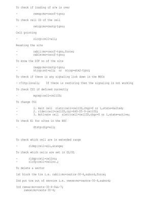Docfoc.com ericsson commands | PDF