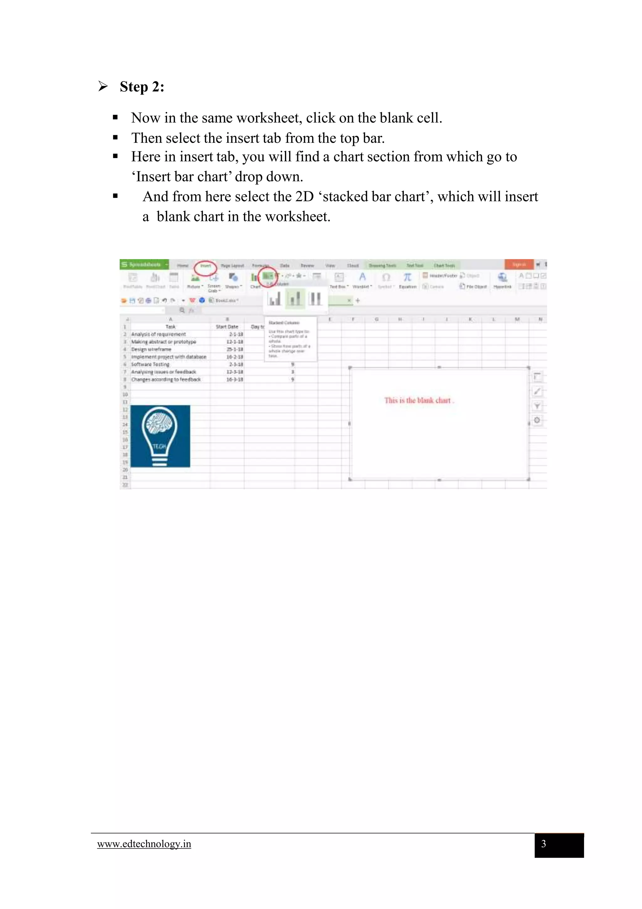 How to make Gantt chart in Excel | PDF