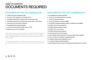 TNVS Document Guidelines | PPTX