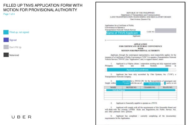 TNVS Document Guidelines