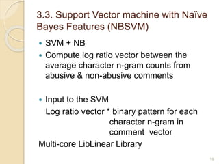 Do characters abuse more than words? | PPT