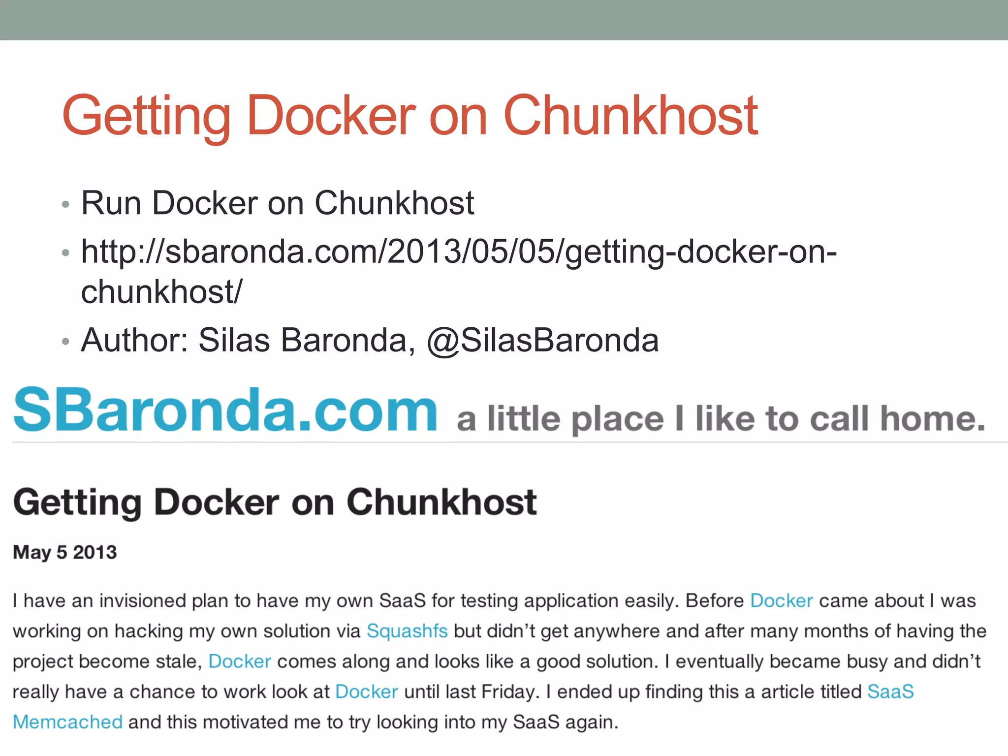 Docker 15 Great Tutorials Ppt 1496