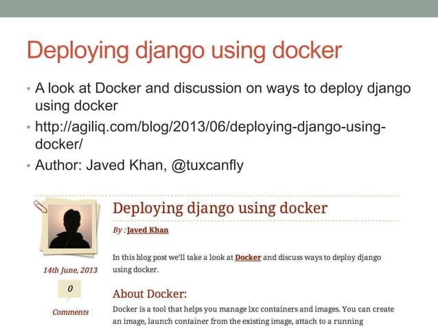 Docker - 15 great Tutorials | PPT