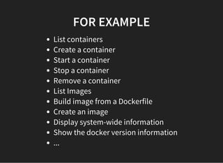 visualization of Docker metrics | PPT