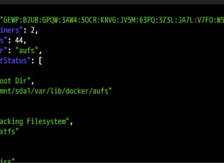 visualization of Docker metrics | PPT