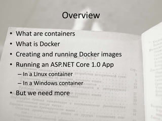 Docker, From zero to hero | PPTX