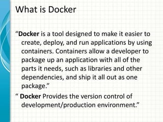 Docker: From Zero to Hero | PPTX