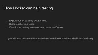 QA Club Kiev #20. Making life easier with Docker | PPTX
