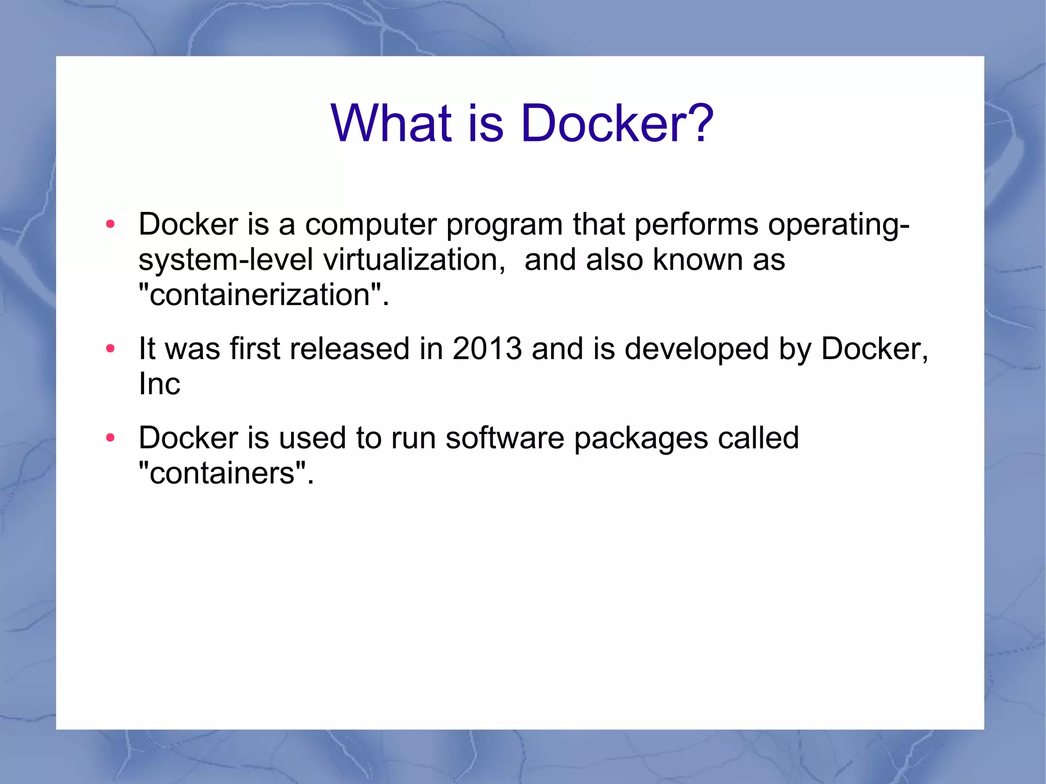 Docker Basics | PPT