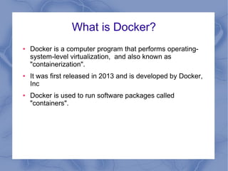 Docker Basics | PPT