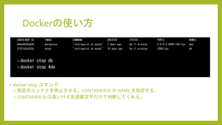 Docker勉強会 | PPT