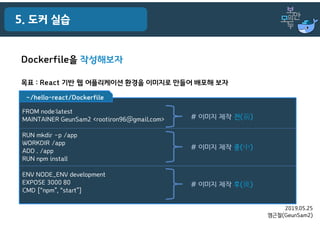 왕초보를 위한 도커 사용법 | PPT
