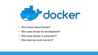 Introduction To Docker, Docker Compose, Docker Swarm | PPTX
