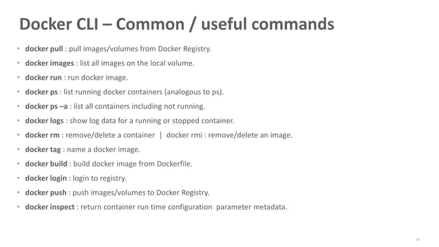 Containerization using docker and its applications | PPTX
