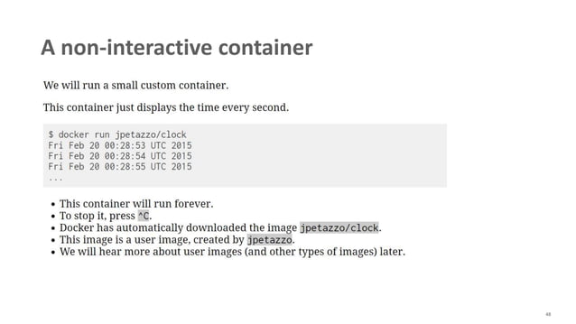 Containerization using docker and its applications | PPT