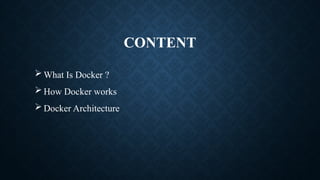 A simple and easy way to learn Docker containerisation | PPTX | Operating Systems | Computer ...