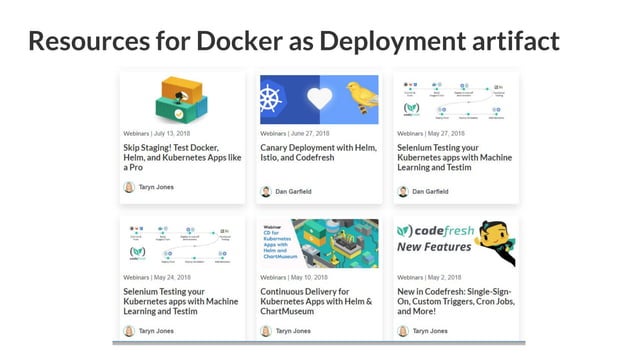 Docker Based Pipelines With Codefresh Ppt 