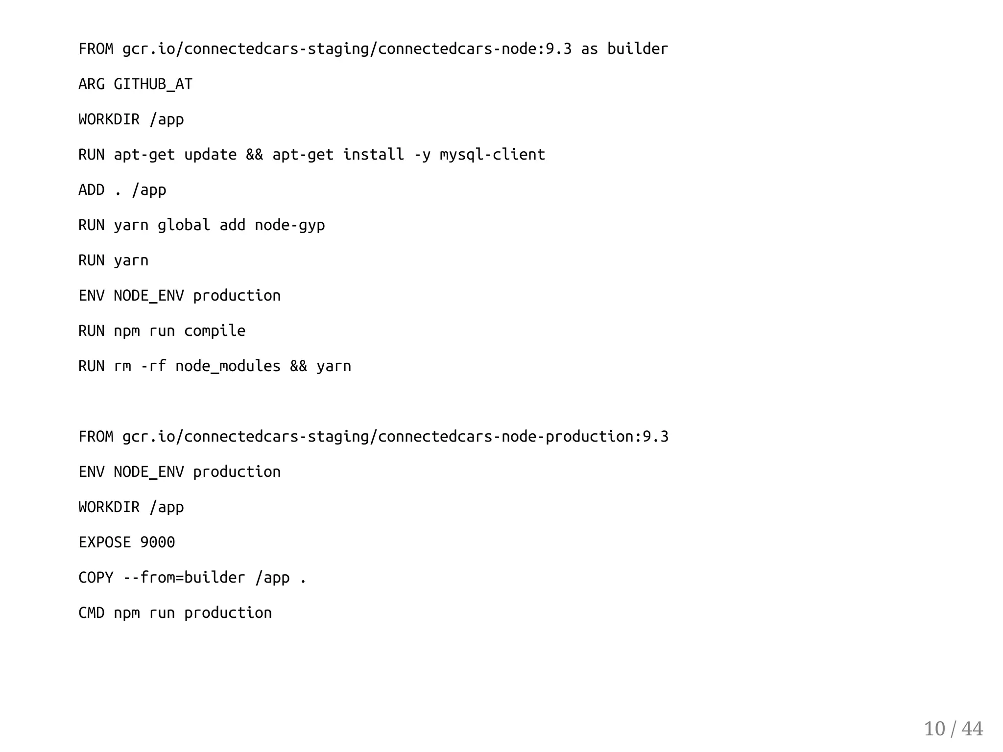 Docker Best Practices In Development And Production Ppt