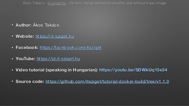 Docker Image Without Dockerfile And Base Image Ppt 7303