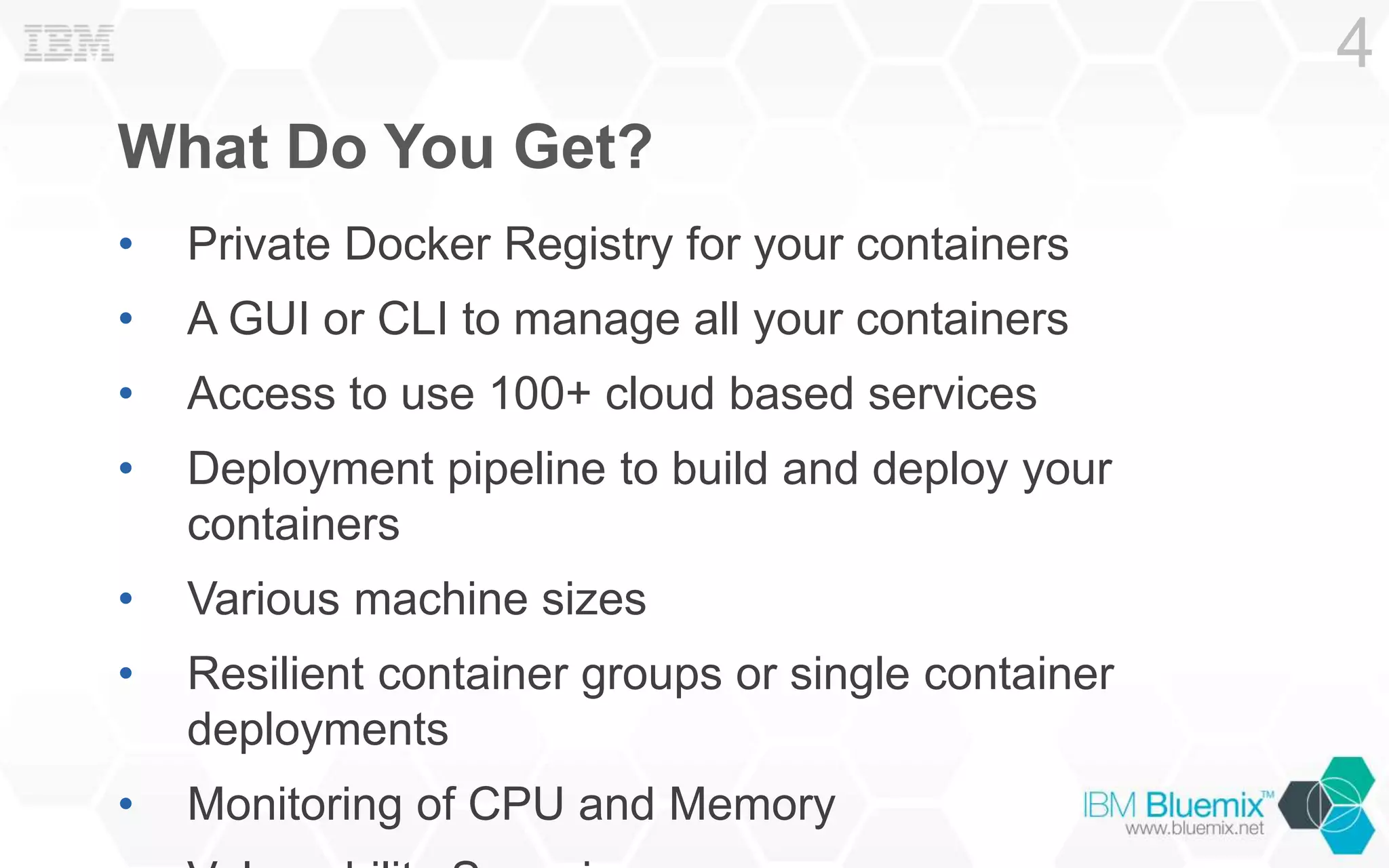 Boston Cloud Meetup - IBM Containers | PPTX