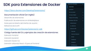 Desarrollando una Extensión para Docker | PDF