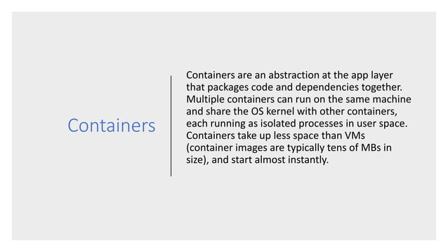 Docker container | PPT