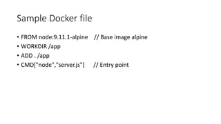 Docker container | PPT