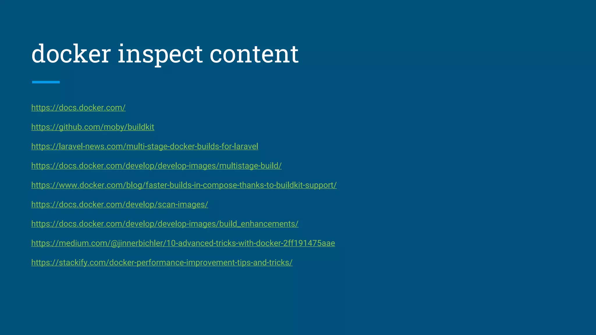 Docker - Dicas ninjas - MolaTech Talks | PPTX
