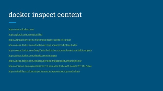 Docker - Dicas ninjas - MolaTech Talks | PPT