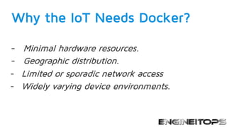 Docker on IOT - Dockercon19 SFO Recap & Announcements, Bangalore | PDF