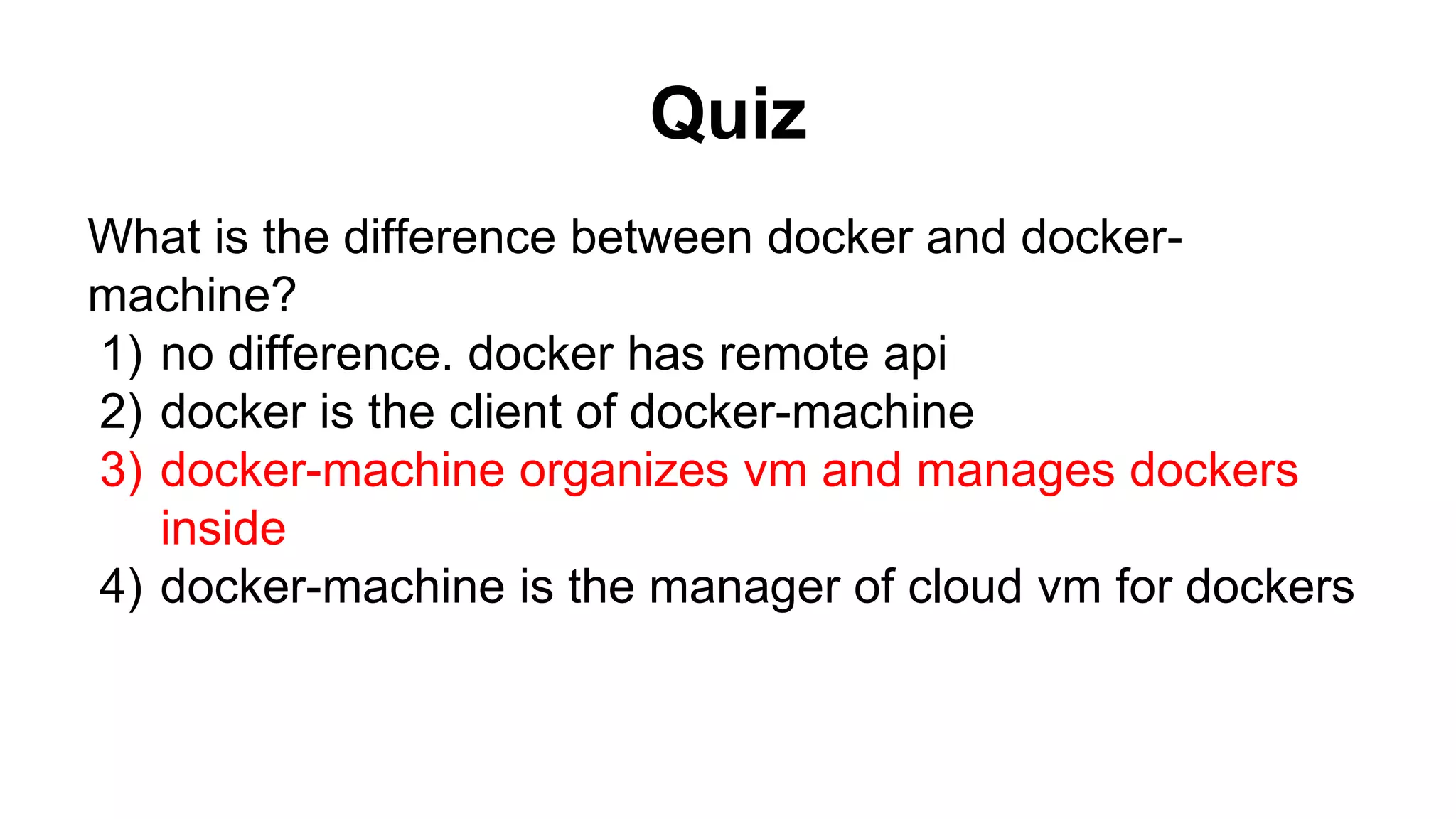 Docker-machine | PPT